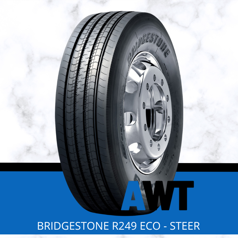 BRIDGESTONE 385/65R22.5 160K 18PR R249 ECO (Super Single) - STEER – AWT ...
