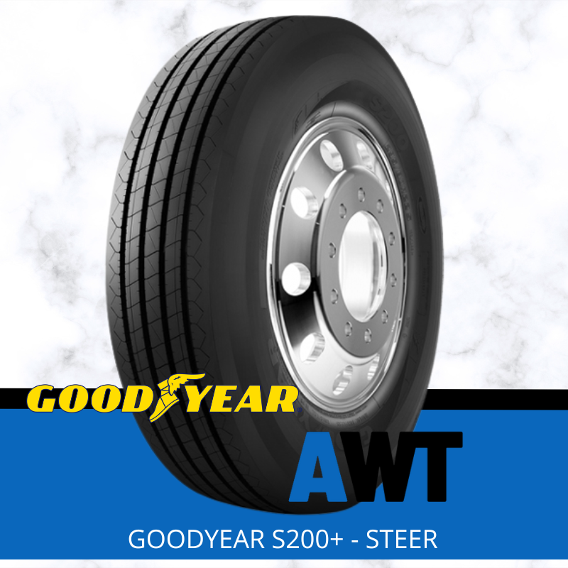 GOODYEAR 295/80R22.5 152/148M S200+ - STEER (2510) – AWT Australian Whoesale Tyres